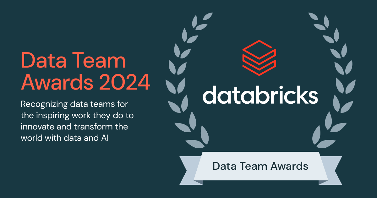 Data Intelligence Awards 2025 | Databricks