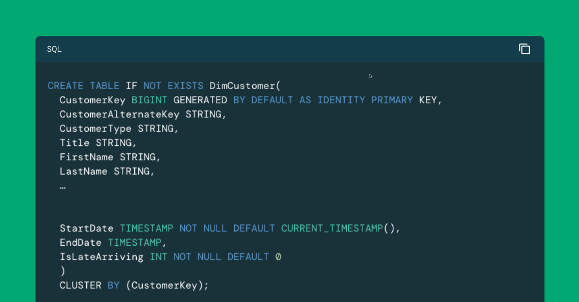 Implementing A Dimensional Data Warehouse With Databricks Sql Part 2