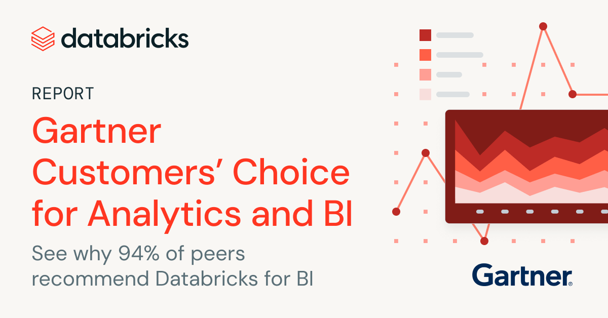 Gartner Customers’ Choice for Analytics | Databricks