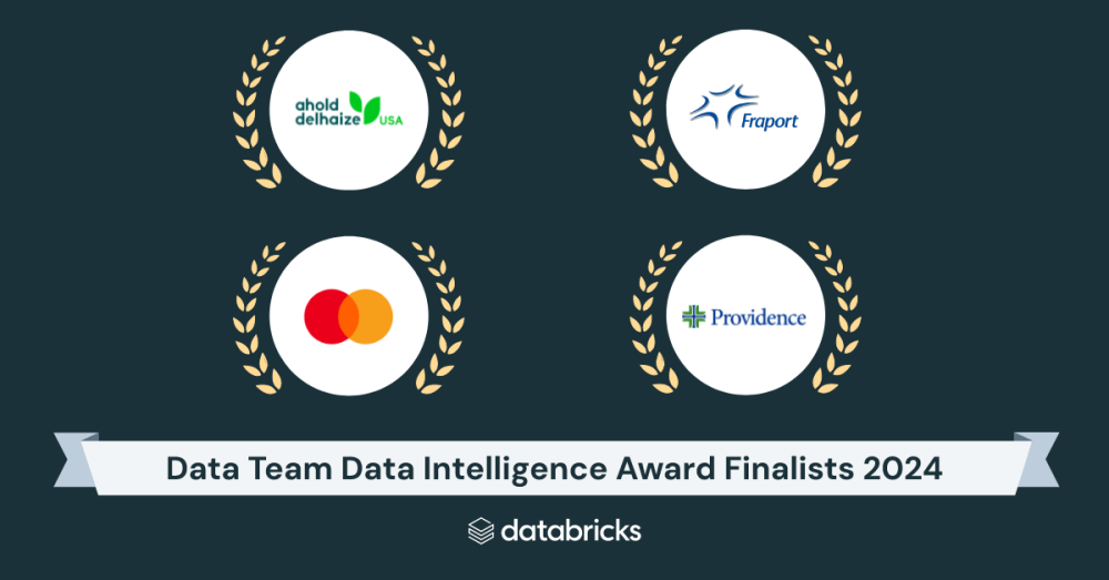 データインテリジェンスの栄光を讃えて：2024年のDatabricksデータインテリジェンス賞ファイナリストを発表 | Databricks Blog