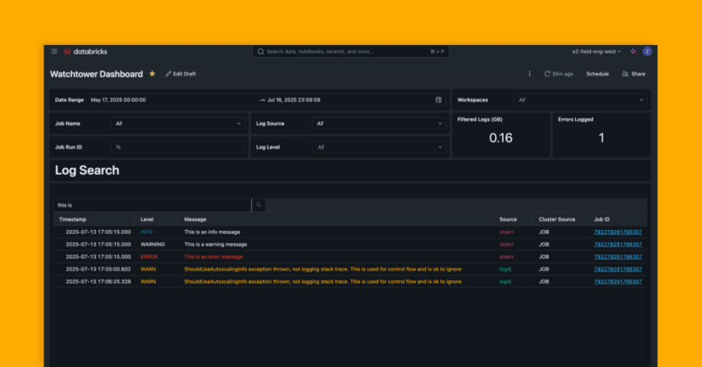 The Practitioner’s Ultimate Guide to Scalable Logging | Databricks Blog