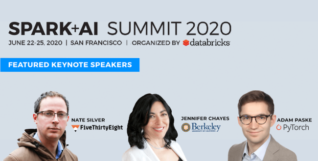 Official Spark + AI Summit 2020 Keynote Speaker List