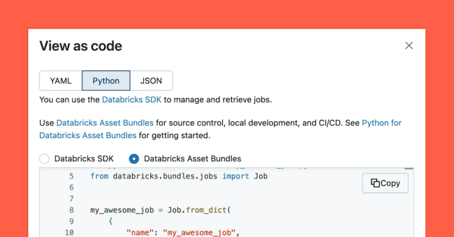 Announcing Python Support for Databricks Asset Bundles to Streamline Deployments | Databricks Blog