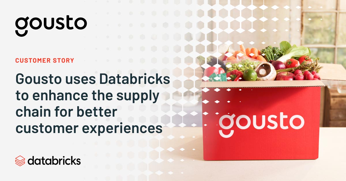 Customer Story: Gousto – Databricks