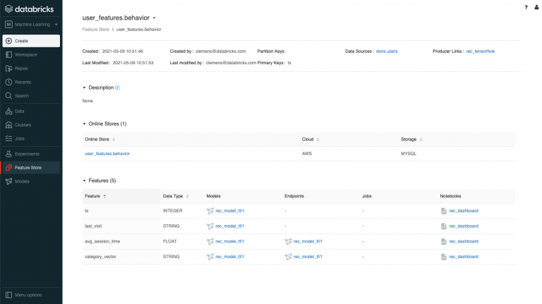 Databricks Announces the First Feature Store Co-designed with a Data ...