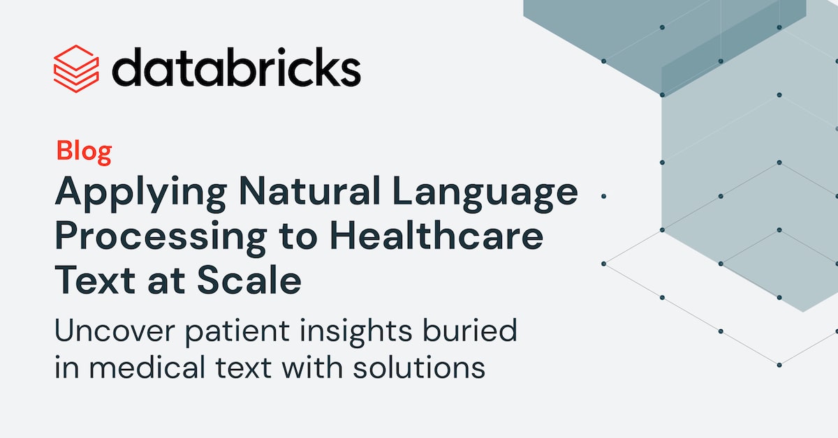 Healthcare Industry Solutions – Databricks
