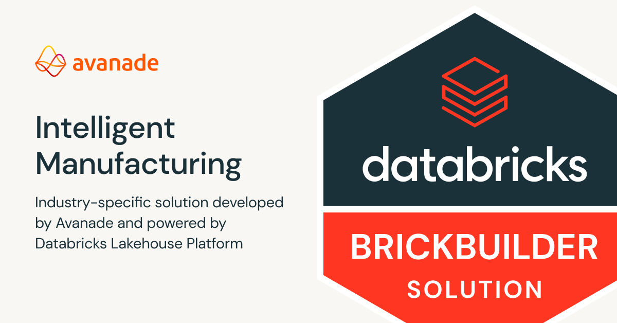 Avanade Intelligent Manufacturing - Databricks